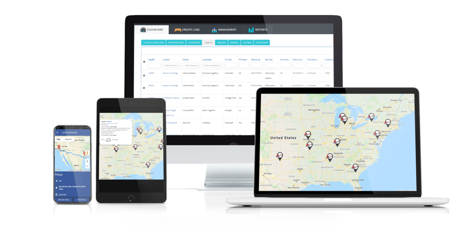How it work - Trucking Dispatch Software - Management TMS